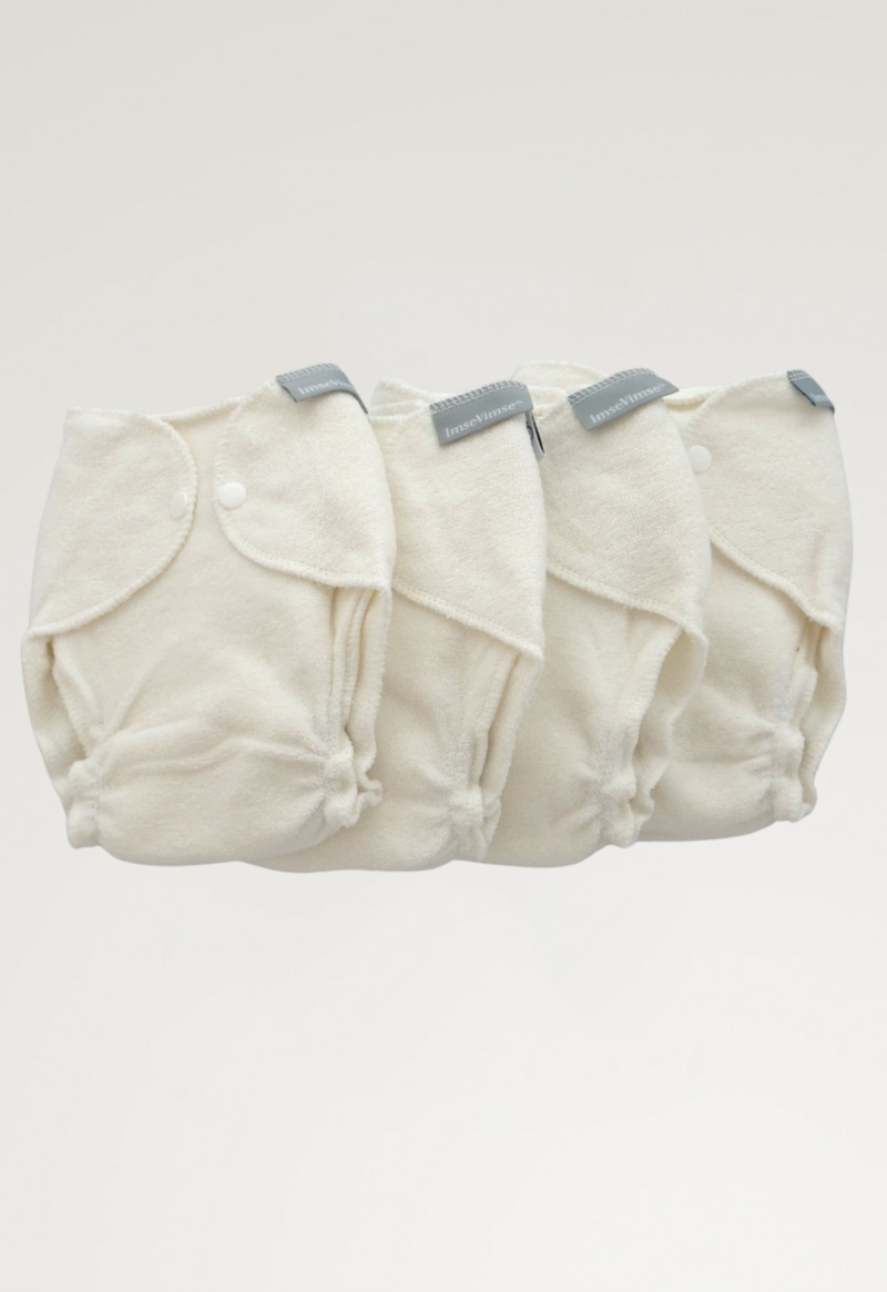 Newborn Terry Diapers – Organic & Absorbent (4-Pack) | Boob Design